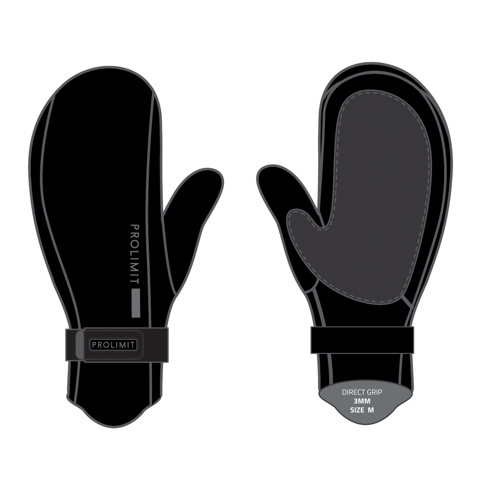 Prolimit Mittens Closed Palm Handsker
